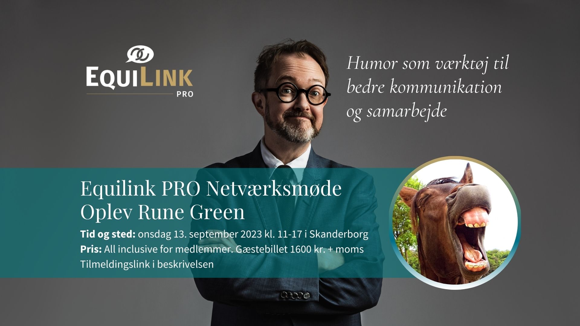 Equilink PRO Netværksdag: Brug humor til bedre kommunikation og ...